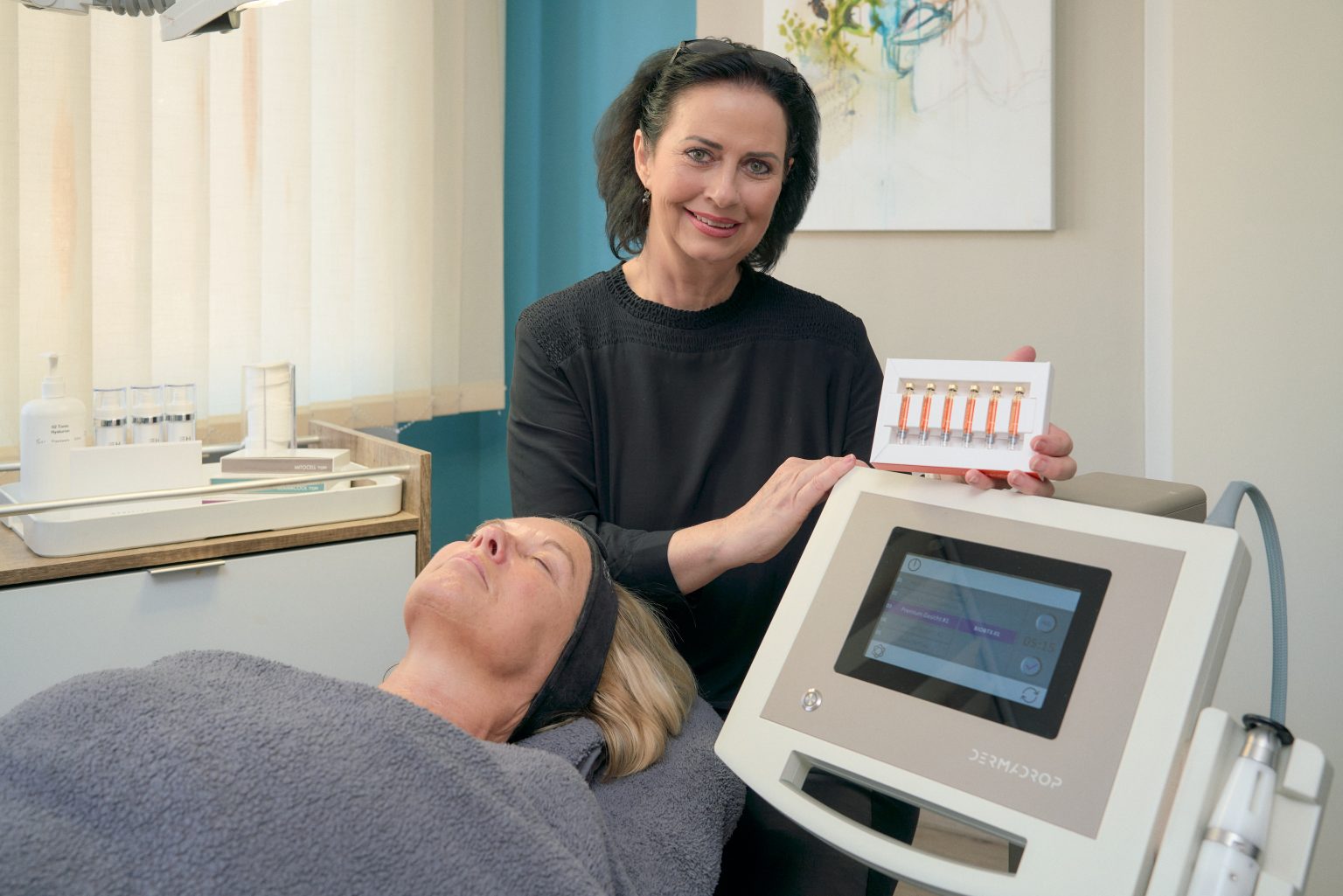 Dermadrop-TDA-Applikation – Beauty Corner